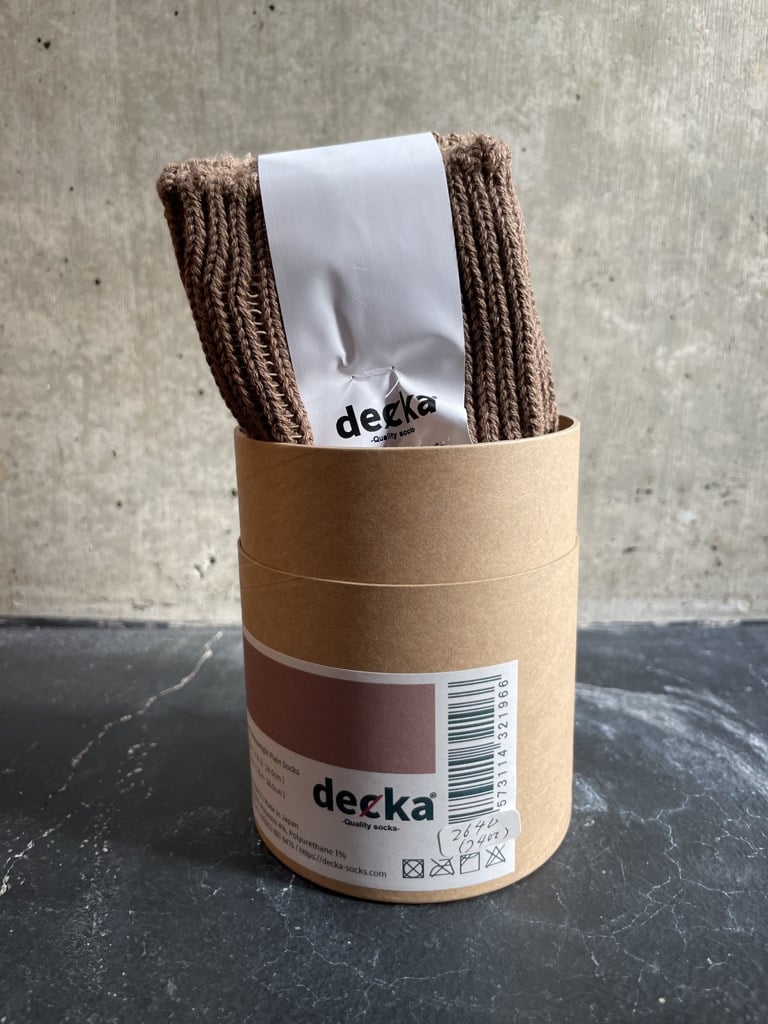 DECKA SOCKS Cased Heavyweight Plain Socks | SUR...