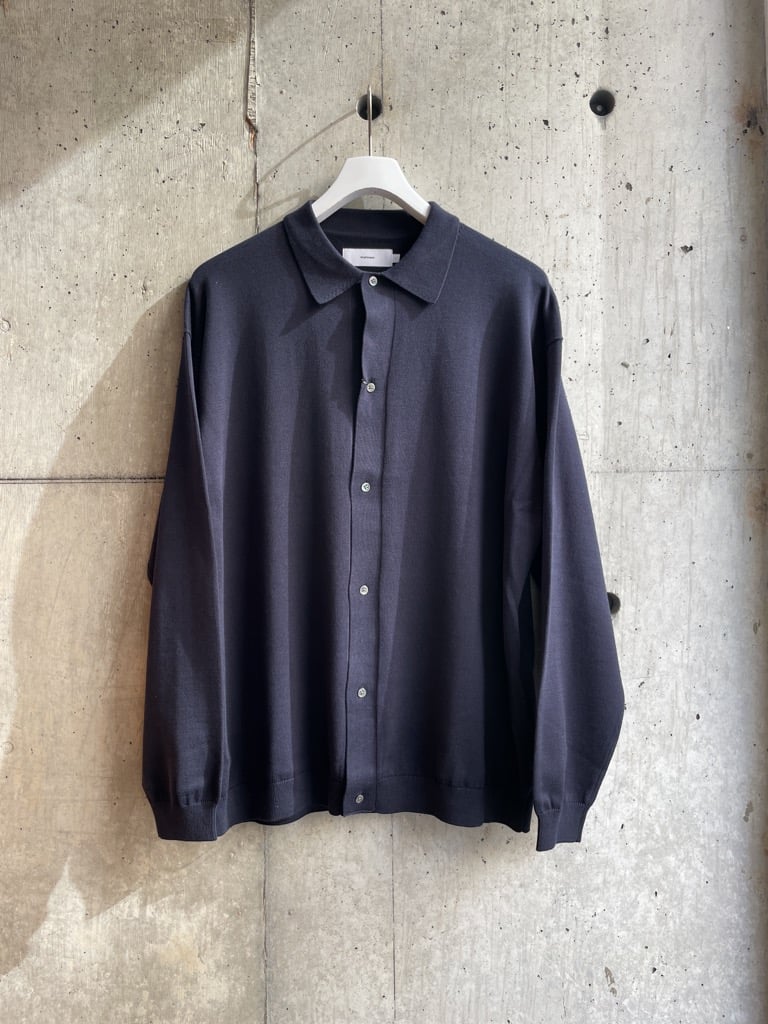 グラフペーパー Suvin High Gauge Knit Oversized L/S Shi...