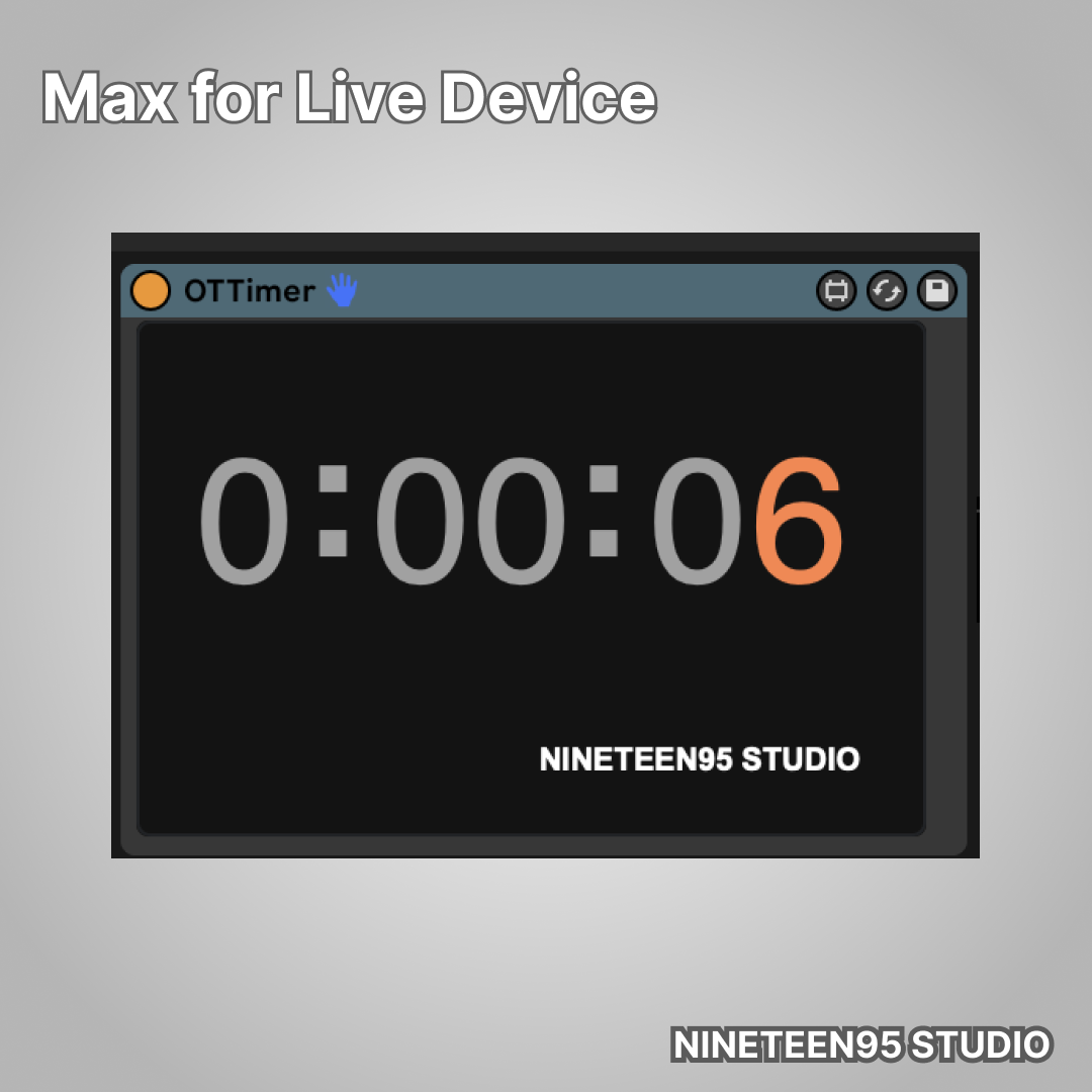 OTTimer - M4L Device | NINETEEN95 STUDIO