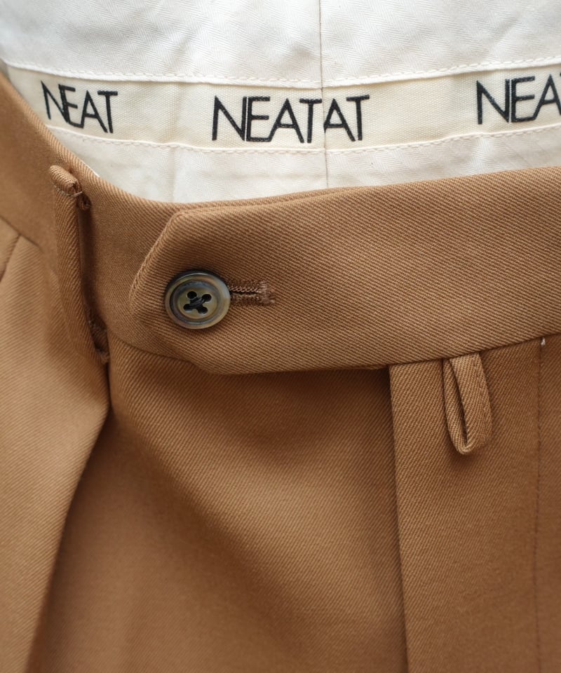 NEAT / BACK SATIN GABARDINE FLARE | Burnish NEAT / BACK SATIN GABARDINE FLARE | Burnish