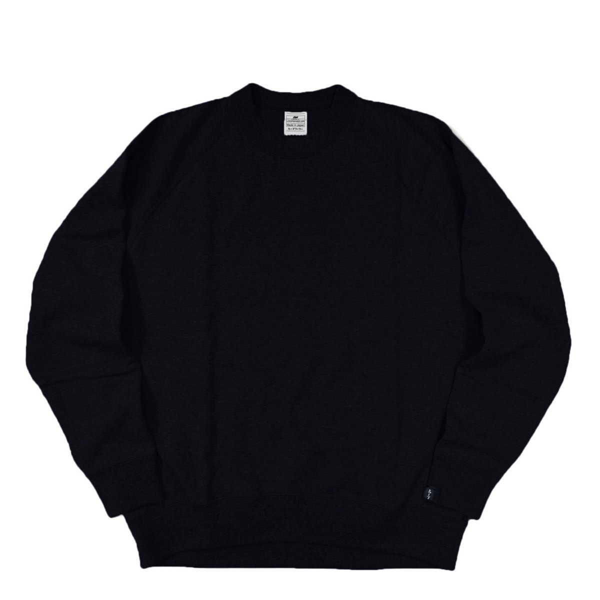 LOOPWHEELER リラックスフィット ブラックM- LOOPWHEELER リラックスフィット ブラックM-
