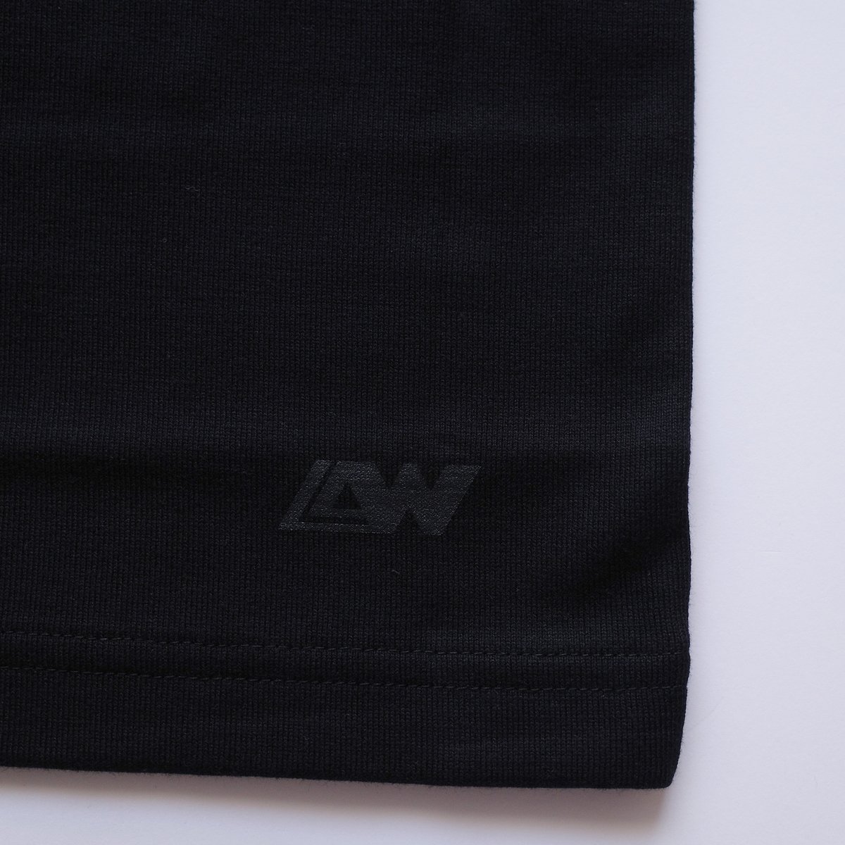 LW56 ミドルウェイト吊り天竺 クルーネックポケットTシャツ ブラック | LOOPWHEE...