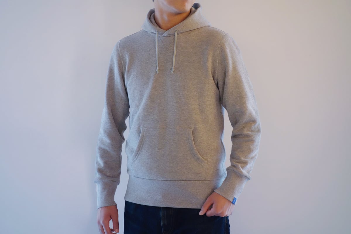 LW264吊り編みプルオーバーフーディ グレーメランジ | LOOPWHEELER OFFIC...