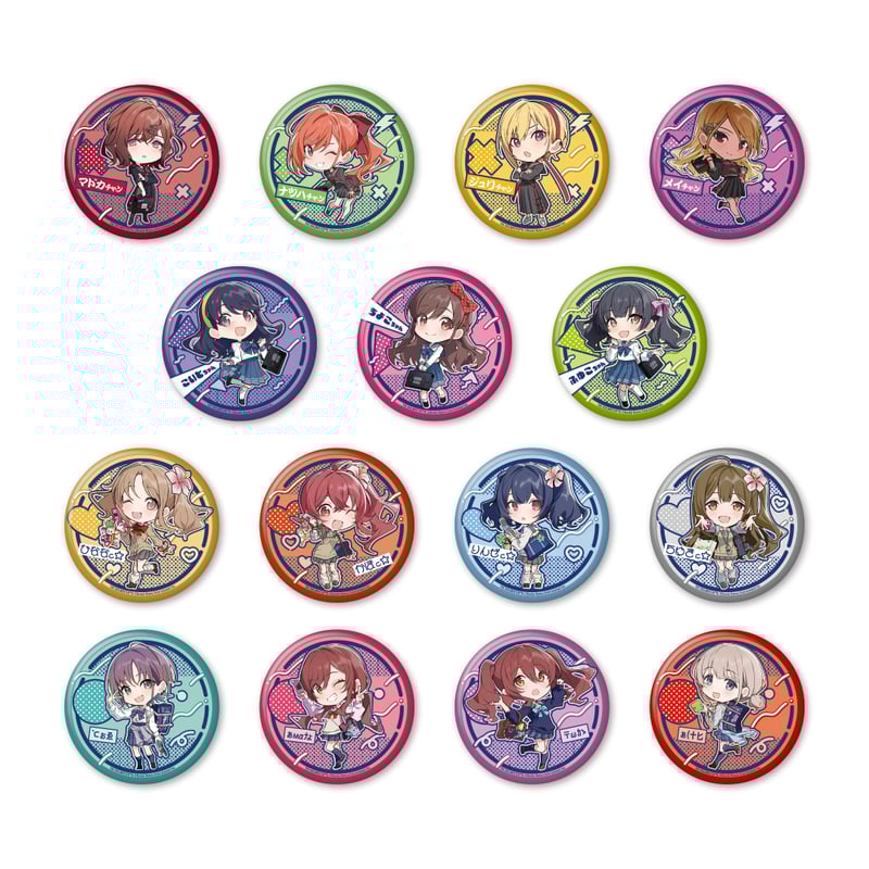 トレーディング ちびキャラ缶バッジ 全15種 (ブラインド トレーディング ちびキャラ缶バッジ 全15種 (ブラインド