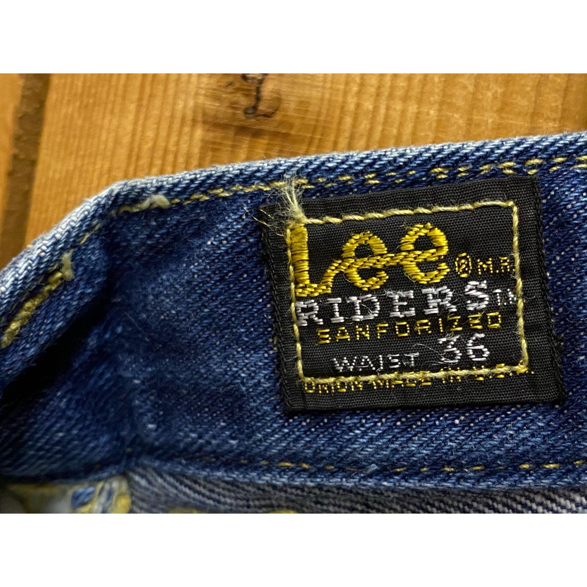 1970s "Lee 200 Side Black Label" Vintage Denim ...