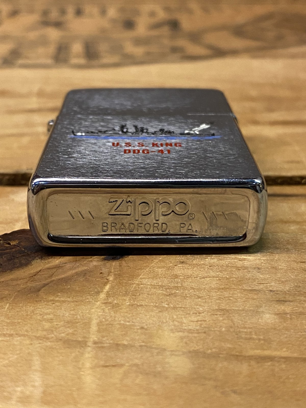 1984 “ZIPPO” USS Cigarette Lighter W/Case Box | 1984 “ZIPPO” USS Cigarette Lighter W/Case Box |
