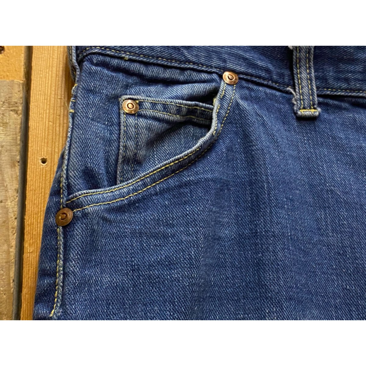 1970s "Lee 200 Side Black Label" Vintage Denim ...