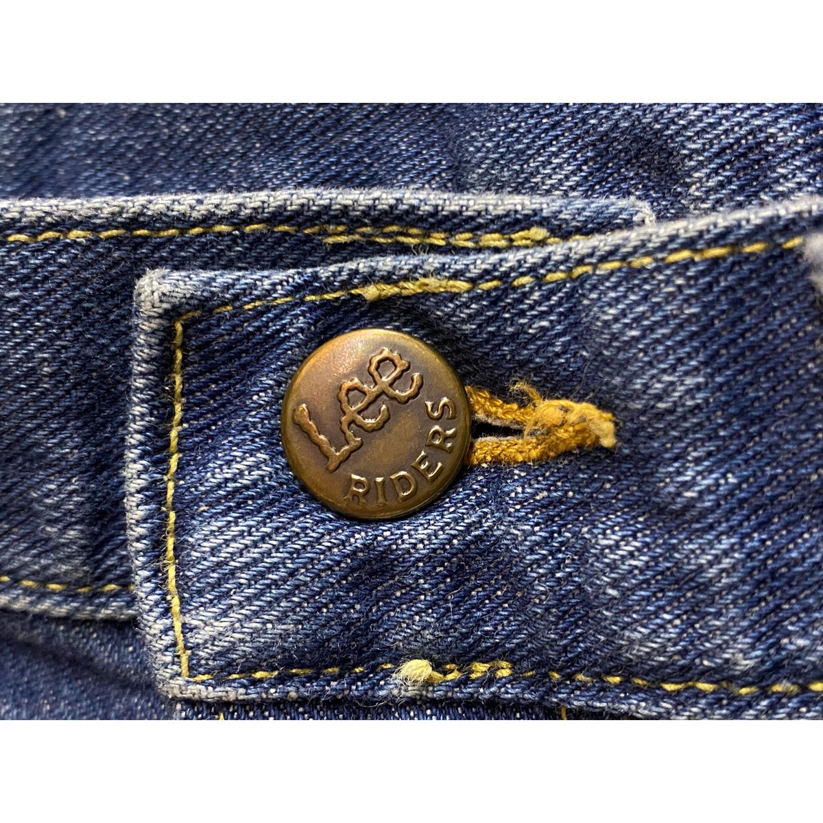 1970s "Lee 200 Side Black Label" Vintage Denim ...