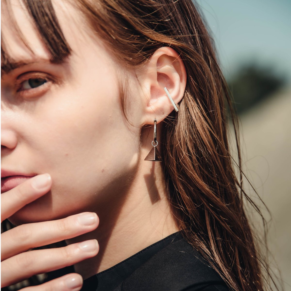Triangle ear cuff（Silver925） | YohKi