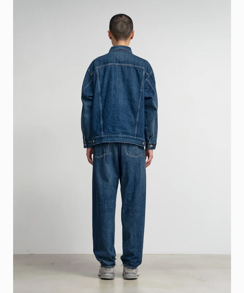 Graphpaper _ Selvage Denim Two Tuck Tapered Pan Graphpaper _ Selvage Denim Two Tuck Tapered Pan