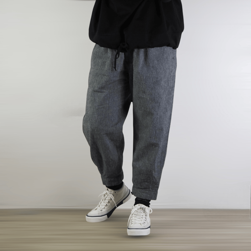 TIGRE BROCANTE / コットンリネンシャンブレーサムライパンツ TIGRE BROCANTE / コットンリネンシャンブレーサムライパンツ