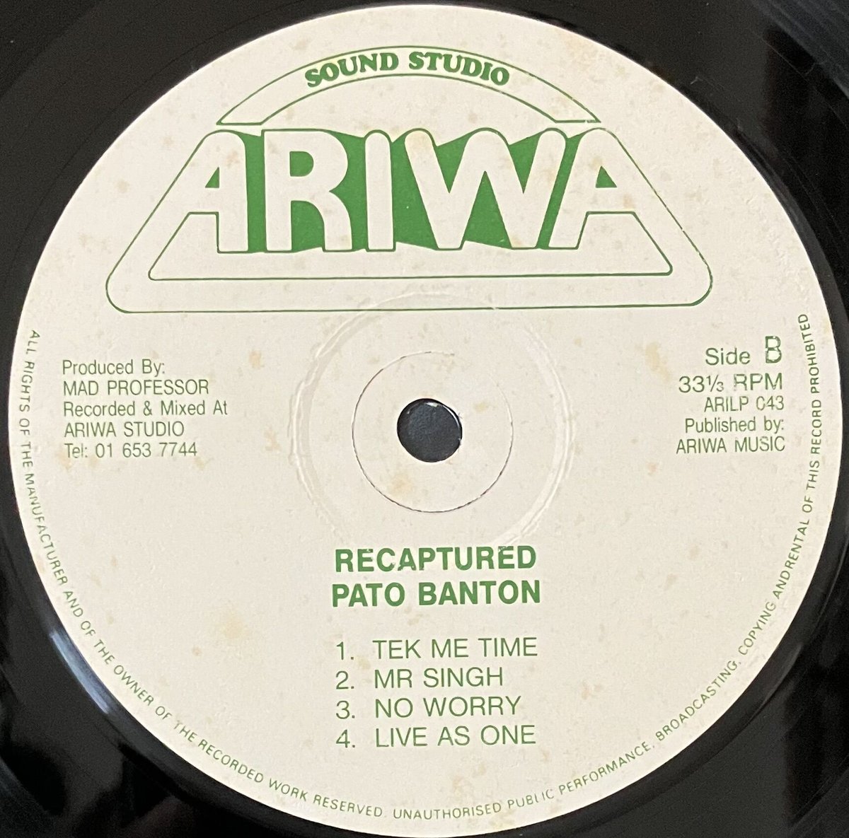 Mad Professor, Pato Banton - Mad Professor Reca...