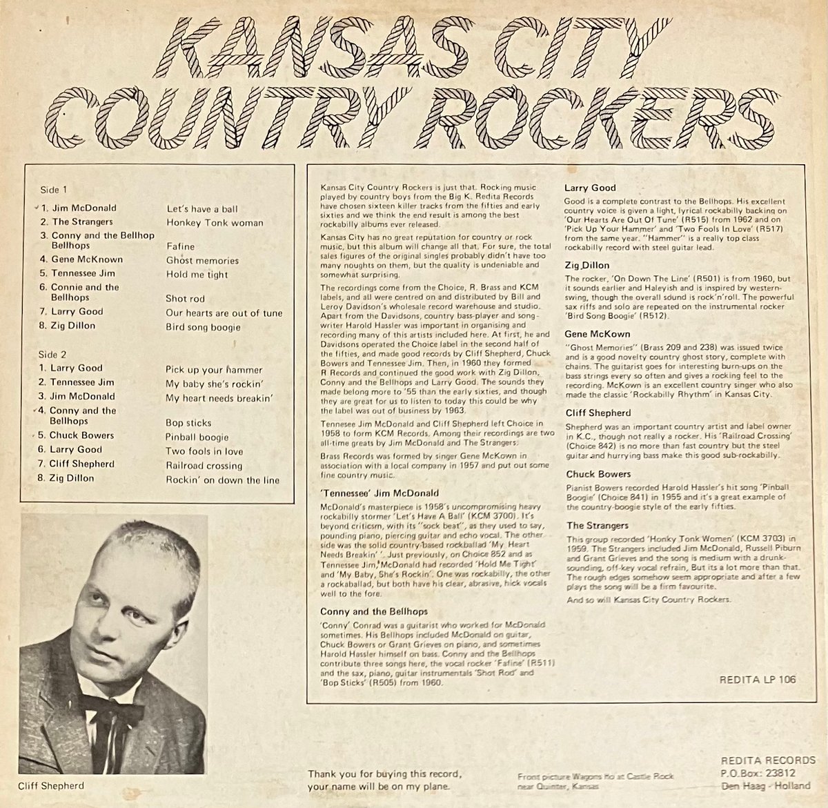 Various - Kansas City Country Rockers [LP][Redi...