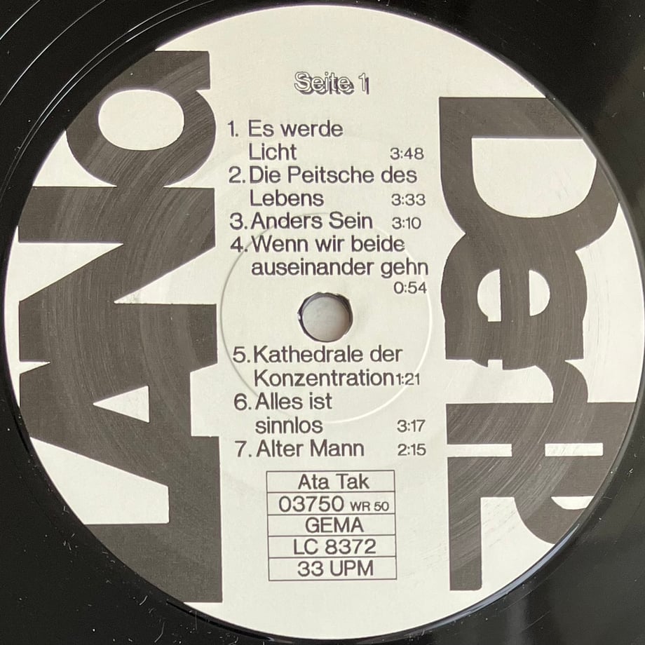 Der Plan - Die Peitsche Des Lebens [LP][Ata Tak...
