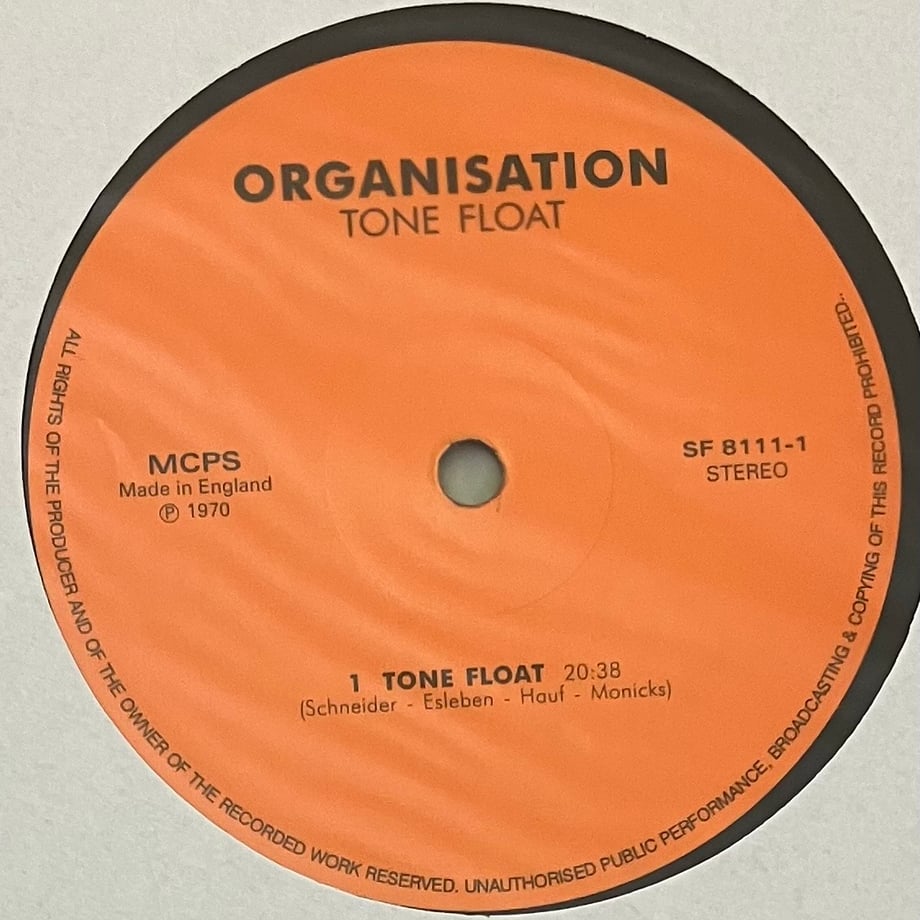 Organisation - Tone Float [LP][Not On Label] (U...