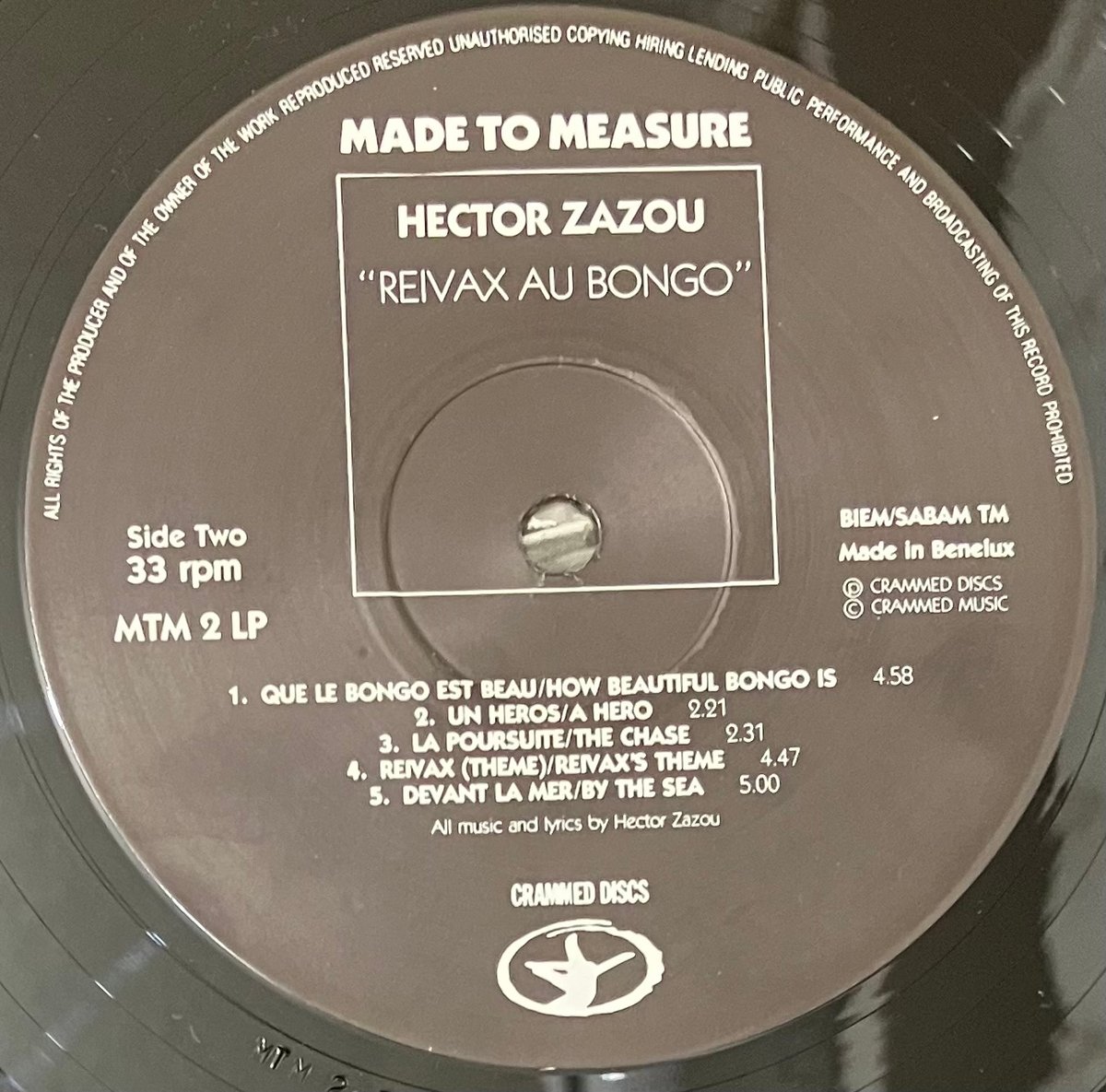 Hector Zazou - Reivax Au Bongo [LP][Crammed Dis...