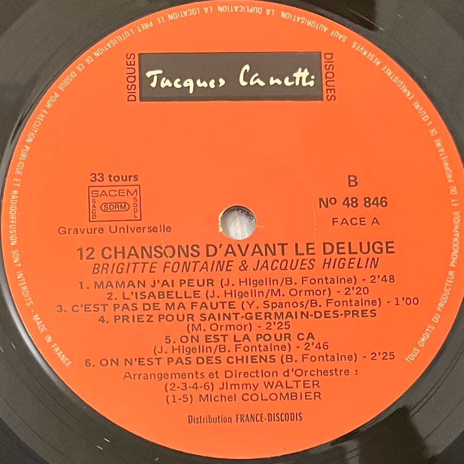 Brigitte Fontaine, Jacques Higelin - 12 Chanson...
