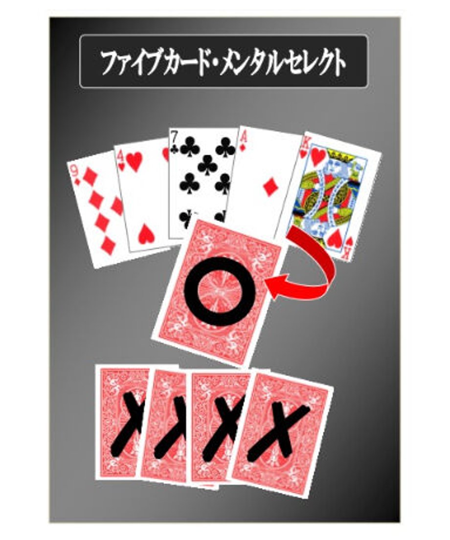 ファイブカード・メンタルセレクト *600 | Foresight Magic STORE