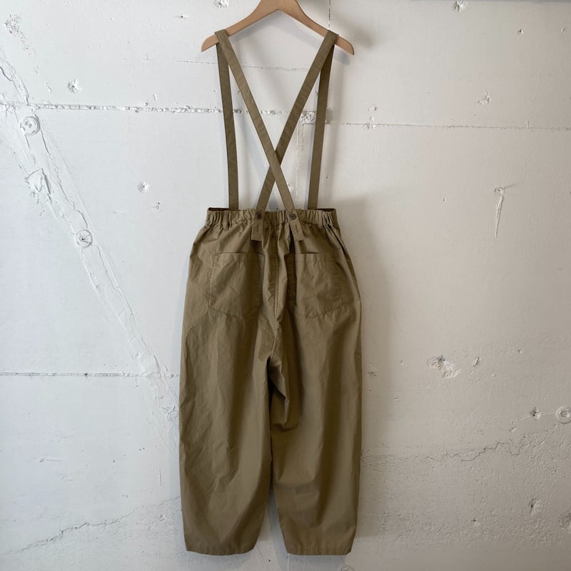NATURAL LAUNDRY ダンプ サスペンダーパンツ ベージュ | un de plus NATURAL LAUNDRY ダンプ サスペンダーパンツ ベージュ | un de plus