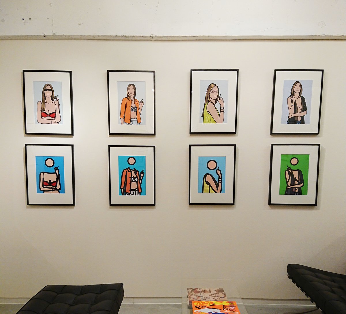 ジュリアン・オピー「Ruth smoking 4」シルクスクリーン | BISENDO art...