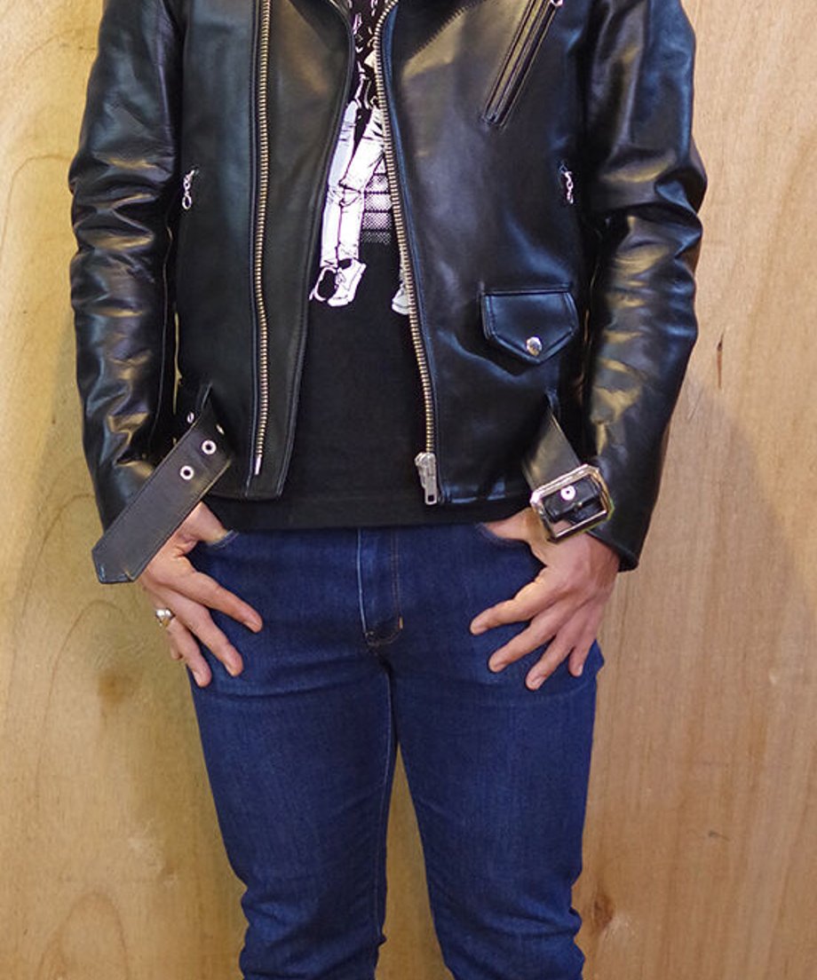 LEATHER JACKET "Howling At The Moon" | R-birth