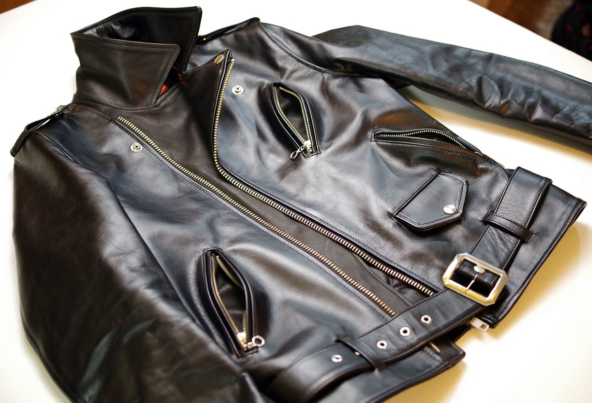 LEATHER JACKET "Howling At The Moon" | R-birth