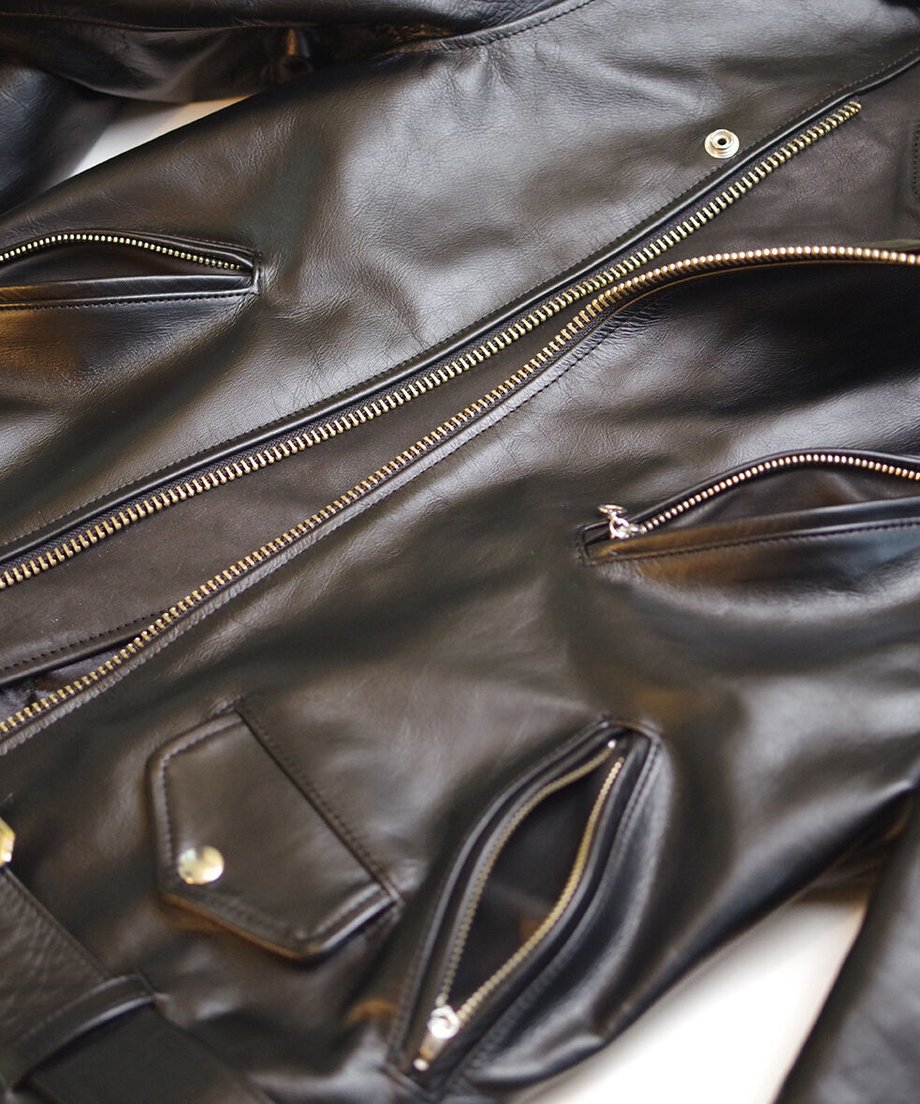 LEATHER JACKET "Howling At The Moon" | R-birth