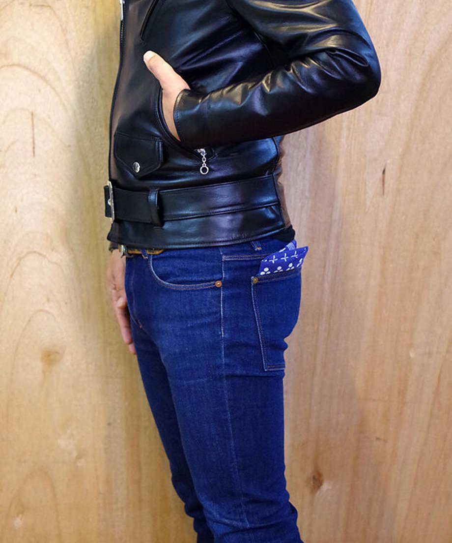 LEATHER JACKET "Howling At The Moon" | R-birth