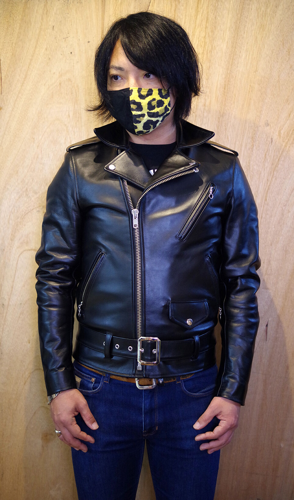 LEATHER JACKET "Howling At The Moon" | R-birth