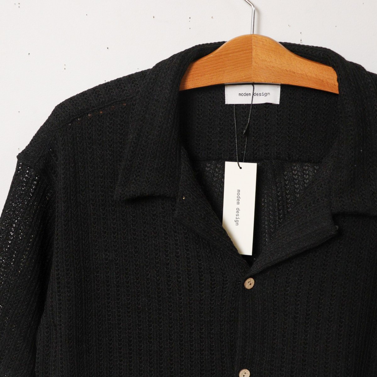 【MEN'S】modem design[モデムデザイン] overdye mesh s/s ...