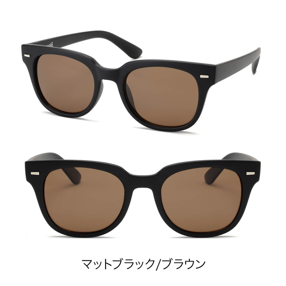 nanala限定品【6colors】偏光ウェリントンフレームサングラス/UV99%cut/La...