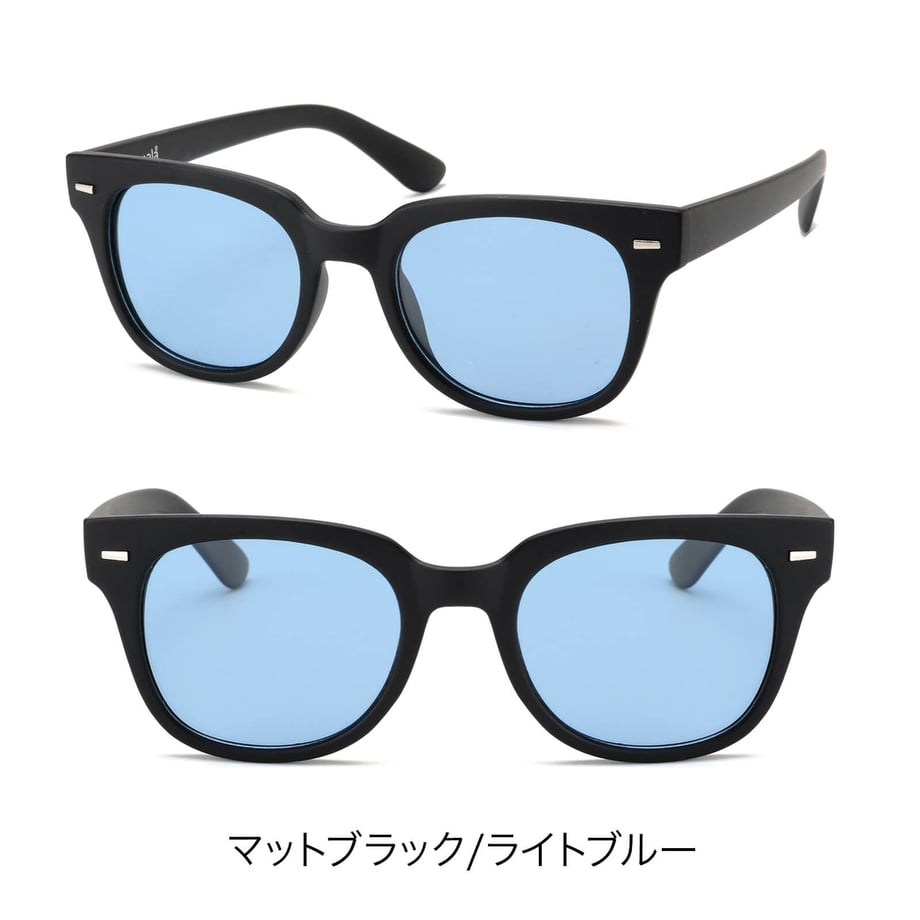 nanala限定品【6colors】偏光ウェリントンフレームサングラス/UV99%cut/La...