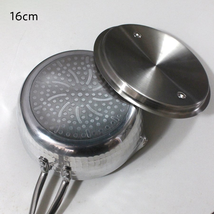 厚板 IH アルミテフロン雪平鍋 16cm/18cm TKG | だいどこ道具ツチキリ