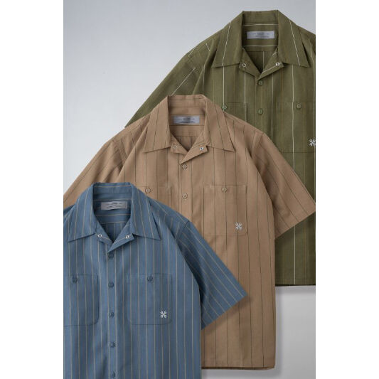 [BLUCO] STANDARD WORK SHIRT S/S( Beige.stp ) | ...