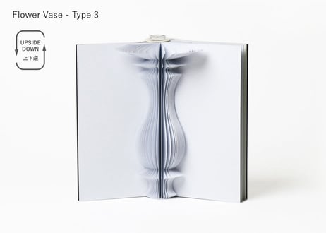 紙の花瓶 『Flowery Tale』 Original Edition 01 ブラック D...