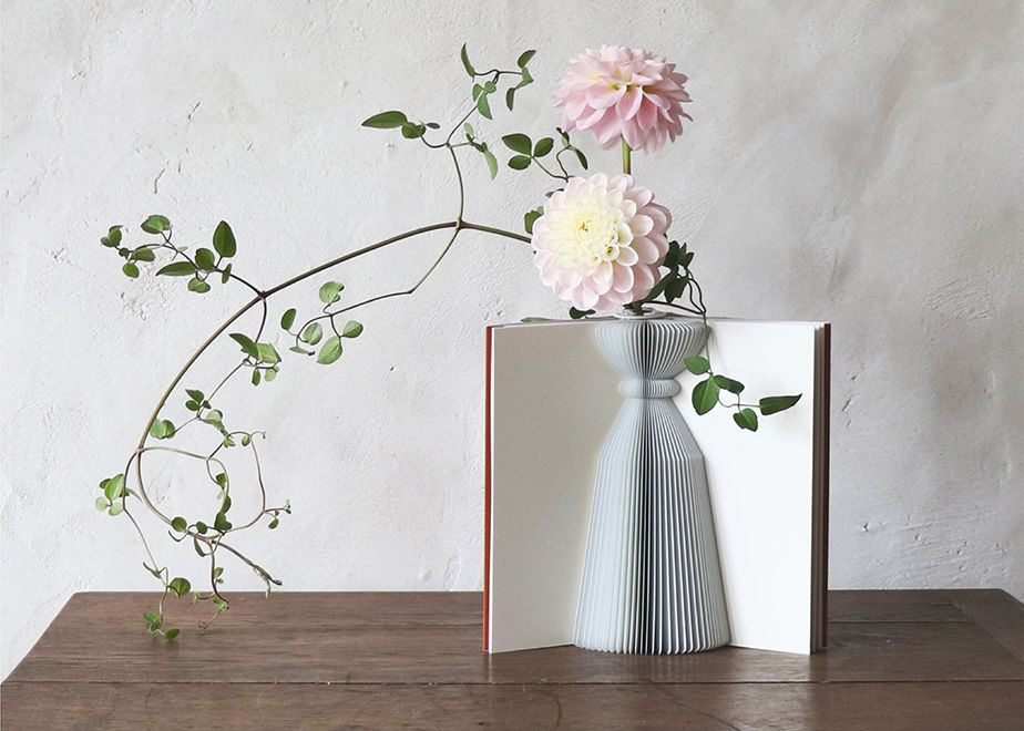 紙の花瓶 『Flowery Tale』 Original Edition 02 ブラウン D-...