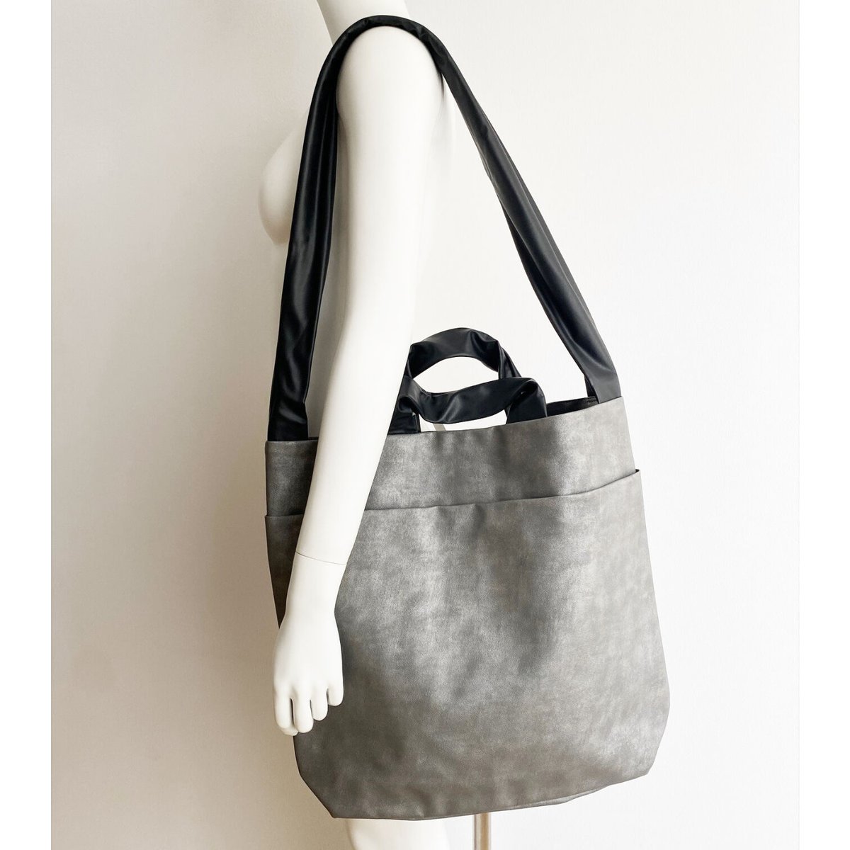 Pocket bag 2way L STEEL Black, STEEL #1164STB...