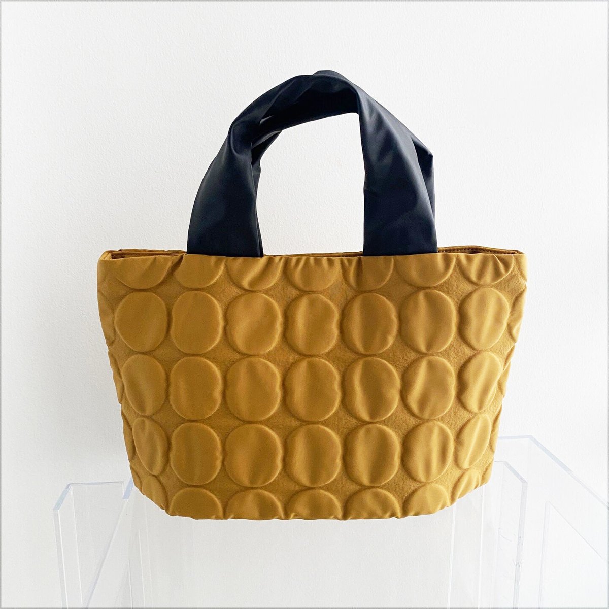 Hand Bag 2way DOT Emboss Fox #1179DEFO | acrylic