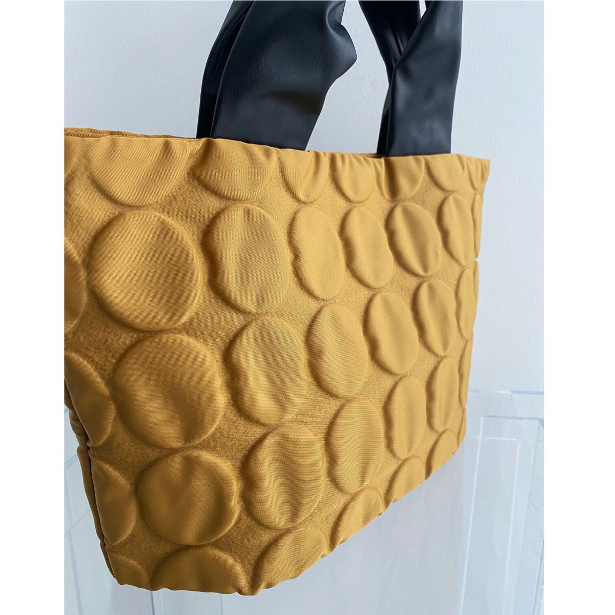 Hand Bag 2way DOT Emboss Fox #1179DEFO | acrylic