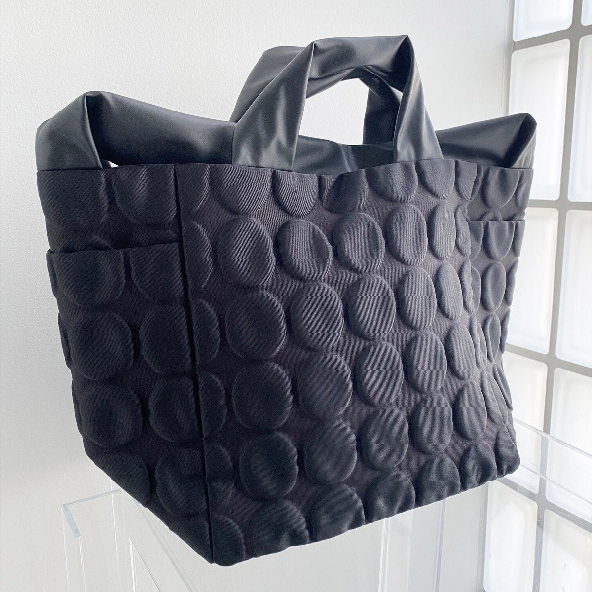 m bag 2way+ DOT Emboss 2 Black,Platinum,Moss,Si...