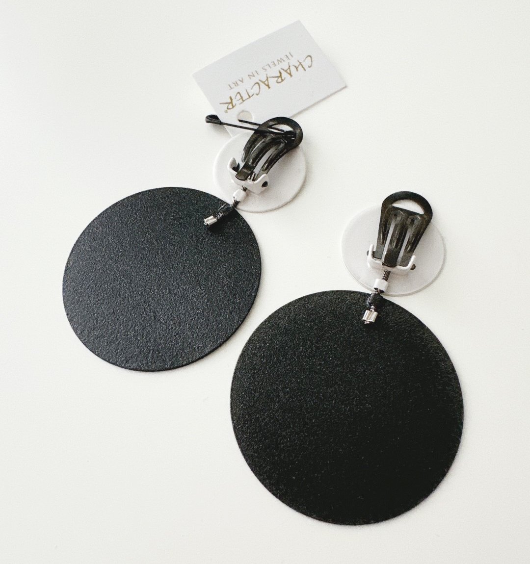 CHARACTER Earring, Pierce Circle, Square, Line ...