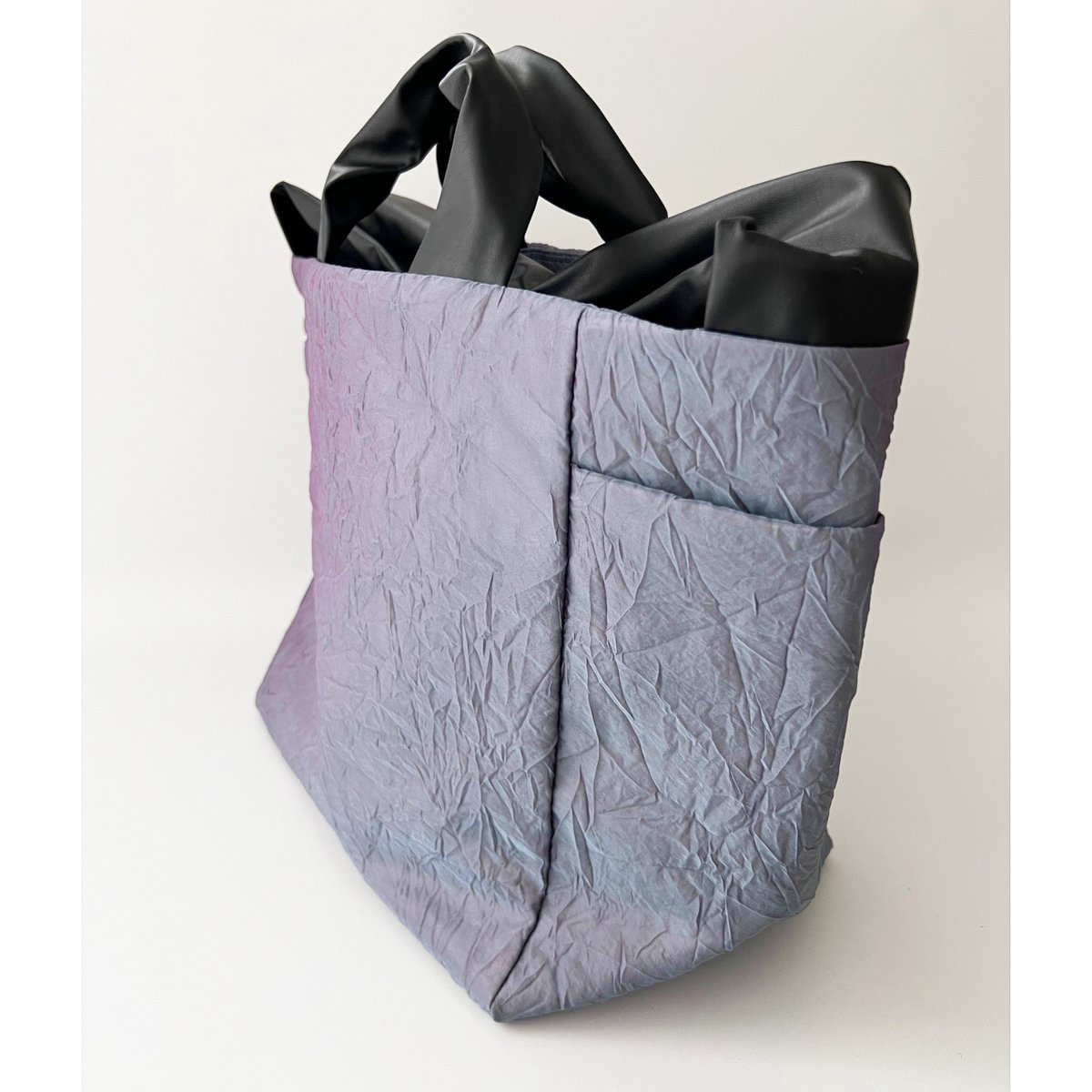 m bag 2way+ TRICO BK, Shrink Purple Silver, MET...