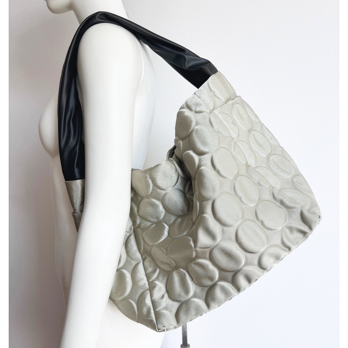 m bag 2way+ DOT Emboss 2 Black,Platinum,Moss,Si...