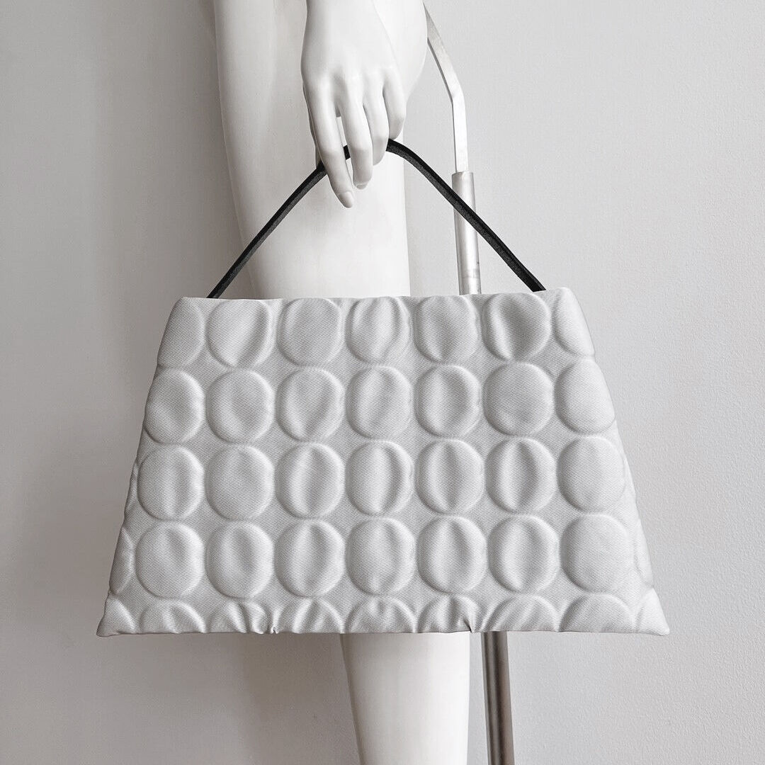 Triangle Bag SQUARE 3D, DOT Emboss 2 BK,SV,MO,...