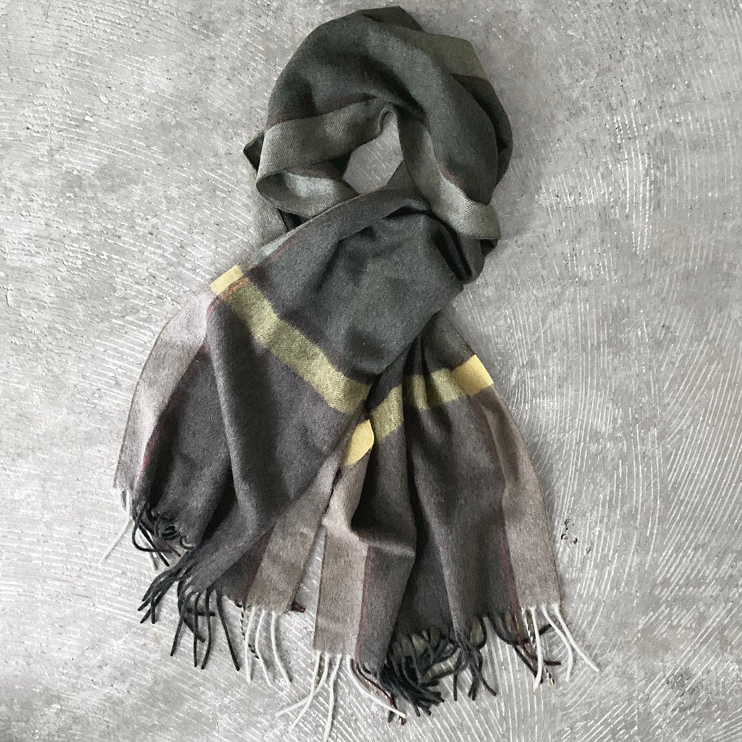 Large Plaid Pure Cashmere Cloth / Muffler | ts(s)