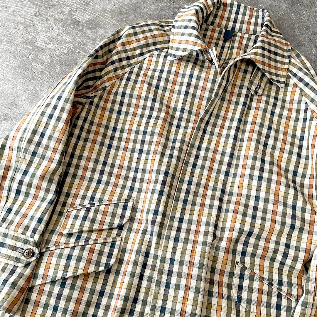 New Gun Club Plaid Cotton Twill Cloth / Fly Fro...