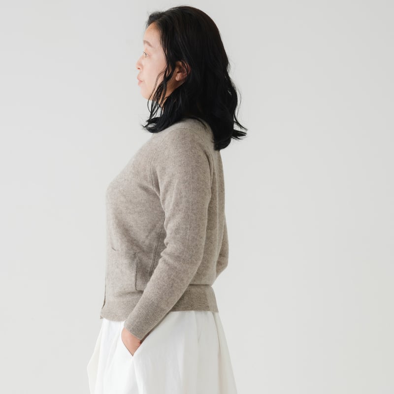 CA&Co. YAK クルーネックカーディガン | short finger CA&Co. YAK クルーネックカーディガン | short finger