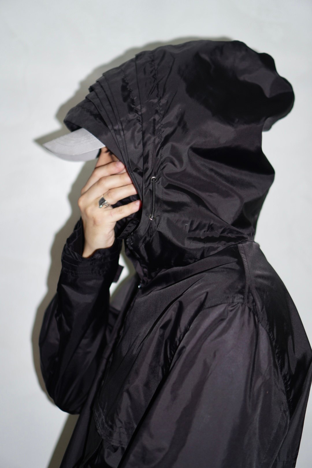 MASAKI MATSUSHIMA layered design nylon anorak | MASAKI MATSUSHIMA layered design nylon anorak |