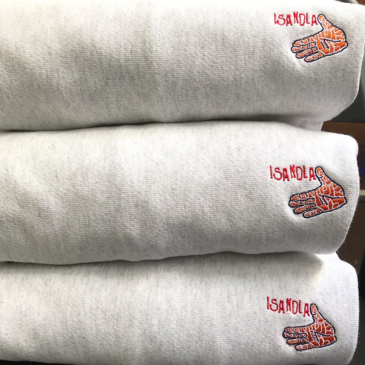 ISANDLA Original Logo Embroidered Pullover Hood...