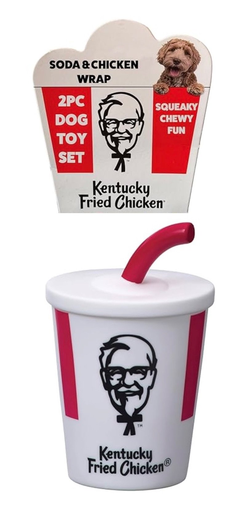 KFC chicken bucket Dog Toy ケンタッキー トイ | Collect...